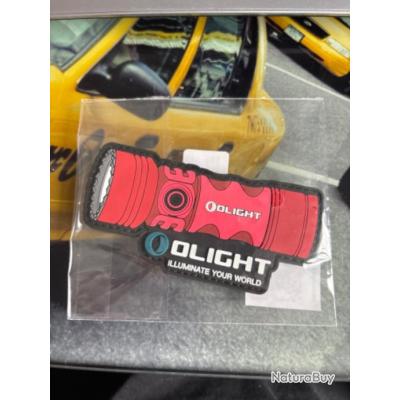 Patch olight seeker mini rouge - Ecussons - Patch Airsoft (11821133)