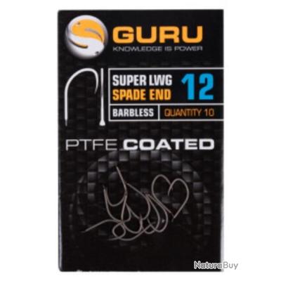 GURU HAMEÇON SUPER LWG HOOK BARBLESS/SPADE END 12 - Hameçons Coup ...