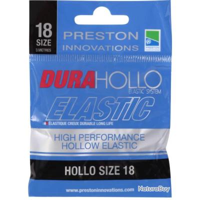 PRESTON ELASTIQUE DURA HOLLO ELASTIC 3M PRESTON 2,70mm 3m No 18 ...
