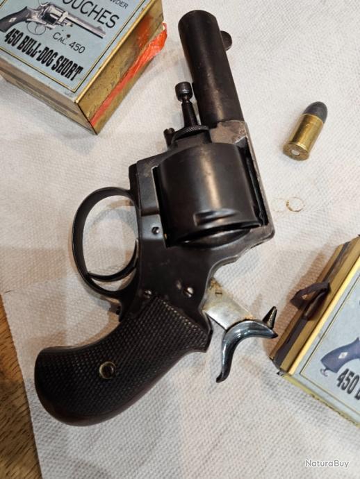 Revolver bulldog calibre 450 à poudre noire catégorie D - Revolvers ...