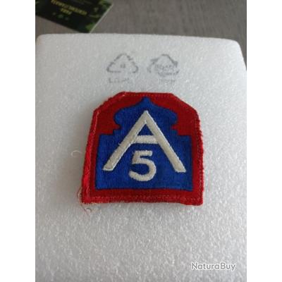 Patch armée us 5TH ARMY WW2 ORIGINAL 2 - Insignes en tissu - Patchs ...