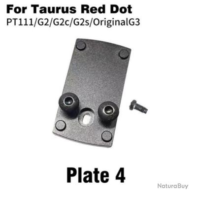 Embase montage pour point rouge Taurus PT111 G2 G2c G2s G3 PT140 PT709 ...