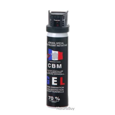 BOMBE GEL DEFENSE CS CAPOT CLAPET 75ML - Bombe lacrymogène à gel (11895720)