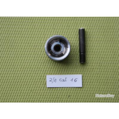 Gros lissoir d'armurier cal 16 marqué PN avec tige de fixation mandrin ...