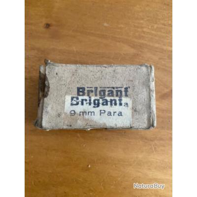 Boîte vide de 40 cartouches de 9mm para par Brigant surplus tcheque ...