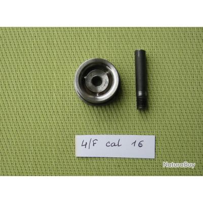 Lissoir d'armurier cal 16 avec sa tige pour mandrin de perceuse ...