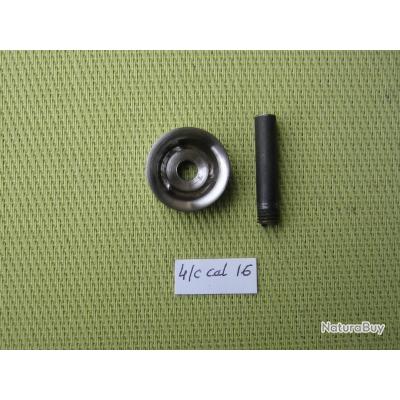 Gros Lissoir d'armurier cal 16 avec sa tige pour mandrin de perceuse ...