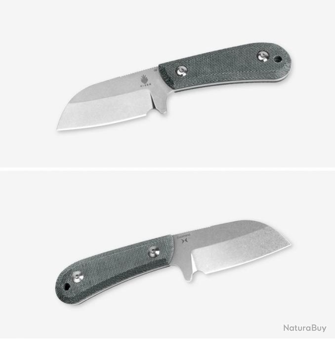 Couteau Kizer Deckhand Stonewash Lame Sheepsfoot Acier D2 Manche ...