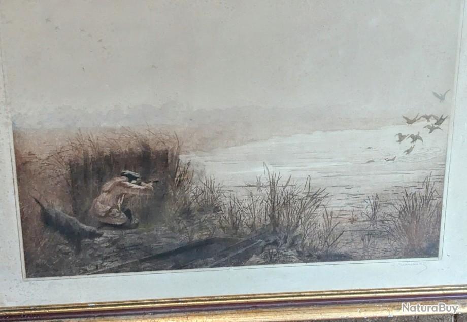 Tableau De Chasse Au Canard
