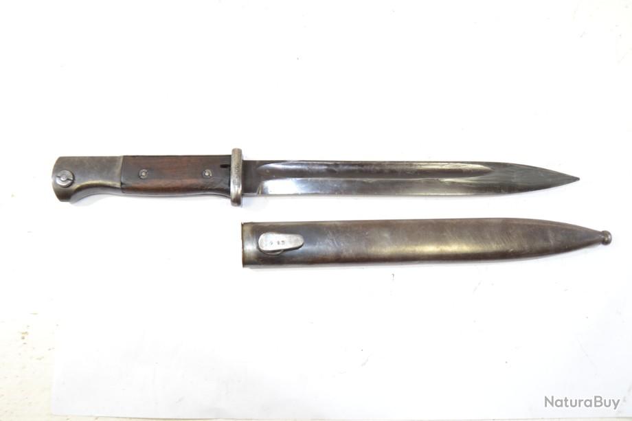 Baionnette Mauser 98K exportation, contrat portugais Portugal. Mauser ...