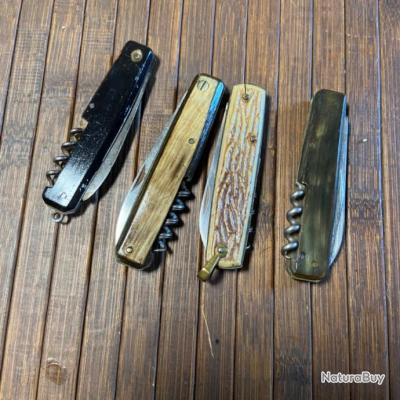 LOTS 4 couteaux Français COLLECTION VINTAGE - Couteaux multilames et ...