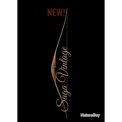 FALCO - Longbow SAGA VINTAGE 68" DROITIER (RH) 30 # Glossy Haute ...