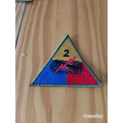 Patch armee us 2ND ARMORED DIVISION - Insignes en tissu - Patchs (11964108)