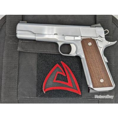 PISTOLET ALCHEMY CUSTOM WEAPONY 1911 PRIME ELITE CHROME 45 ACP 5 POUCES ...