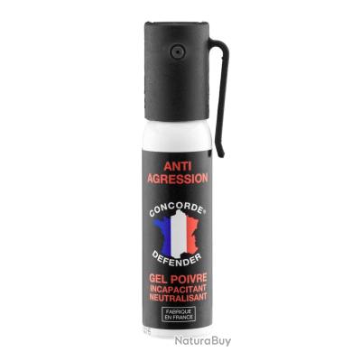 Aérosol GEL POIVRE ANTI-AGRESSION - 25 ml - Bombe lacrymogène à poivre ...