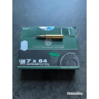 RWS 7X64 EVO GREEN 127G 8,2G - Balles Calibre 7x64 (12018673)