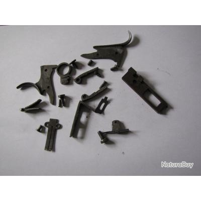 Lot de pièces de fusil de chasse juxtaposé - Pièces détachées d'armes ...