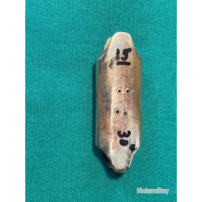 CHAPE DE FOURREAU CUIR EN LAITON 19 ÈME N° 15 - Pièces détachées et ...