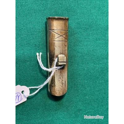 CHAPE DE FOURREAU CUIR EN LAITON 19 ÈME N° 14 - Pièces détachées et ...