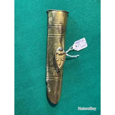 CHAPE DE FOURREAU CUIR EN LAITON 1ER EMPIRE 19 ÈME N° 19 - Pièces ...