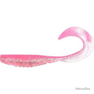 X LAYER CURLY 3.5" - PINK GLITTER - Leurres souples Carnassiers (12028037)