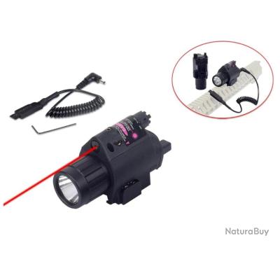 Lampe Laser rouge tactique pour rail picatinny - Lasers, pointeurs et lampes tactiques (12077875)