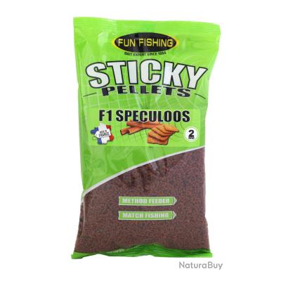 Pellet Fun Fishing Sticky Pellet - 2mm - 700gr F1 Speculoos - Pellets (12036676)