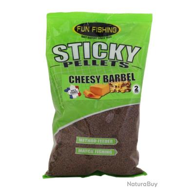 Pellet Fun Fishing Sticky Pellet - 2mm - 700gr Cheesy Barbel - Pellets ...