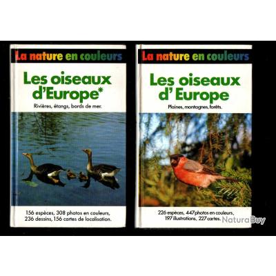Les oiseaux d'europe , plaines , montagnes, forets de frieder sauer et ...