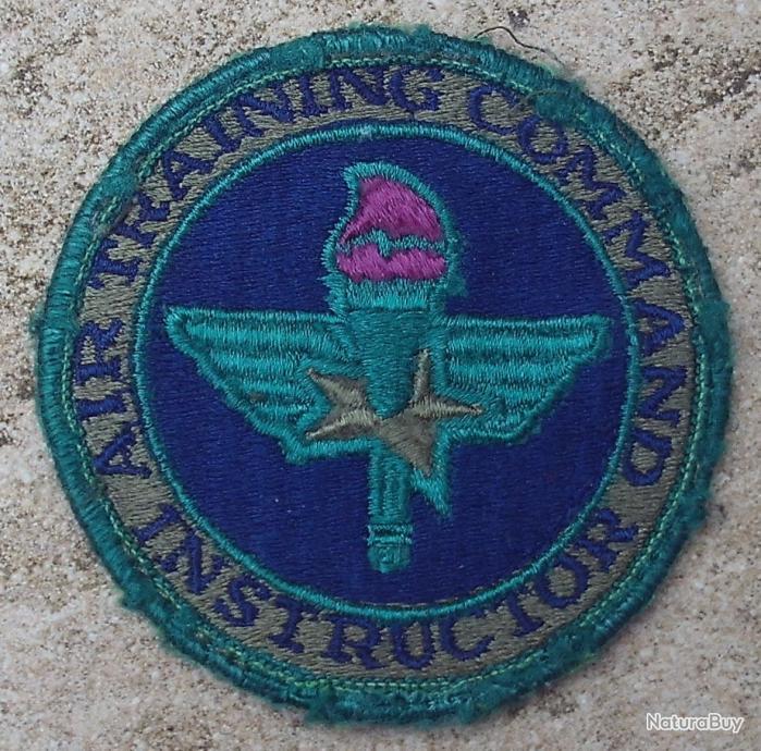 Patch US Air Force "Air Training Command Instructor"-Epoque Vietnam - Insignes en tissu - Patchs ...