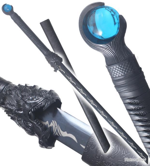 Danzan Epee Forgé Epee Dragon Sabre Tranchant Epee - Lame Manganese ...