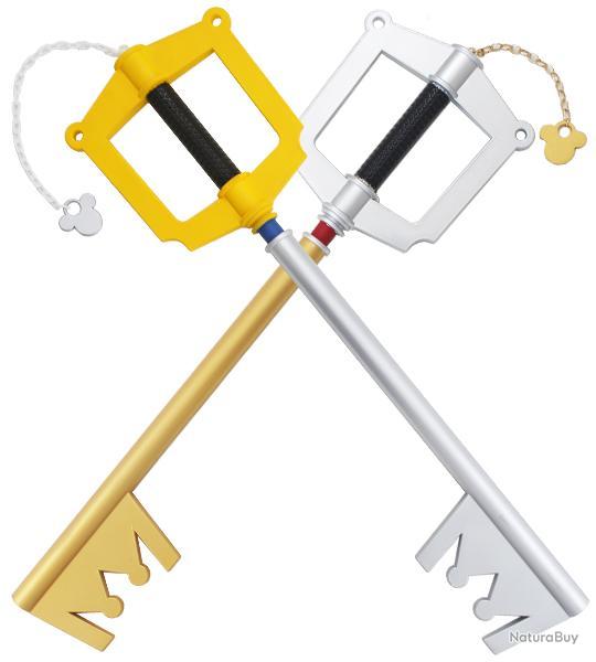Pack 2 Keyblades en Mousse Kingdom Hearts Mickey Gold Keyblade + Sora ...