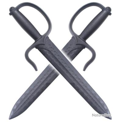 Double Dague Polypropylene Poignard 48cm Entrainement Combat ...