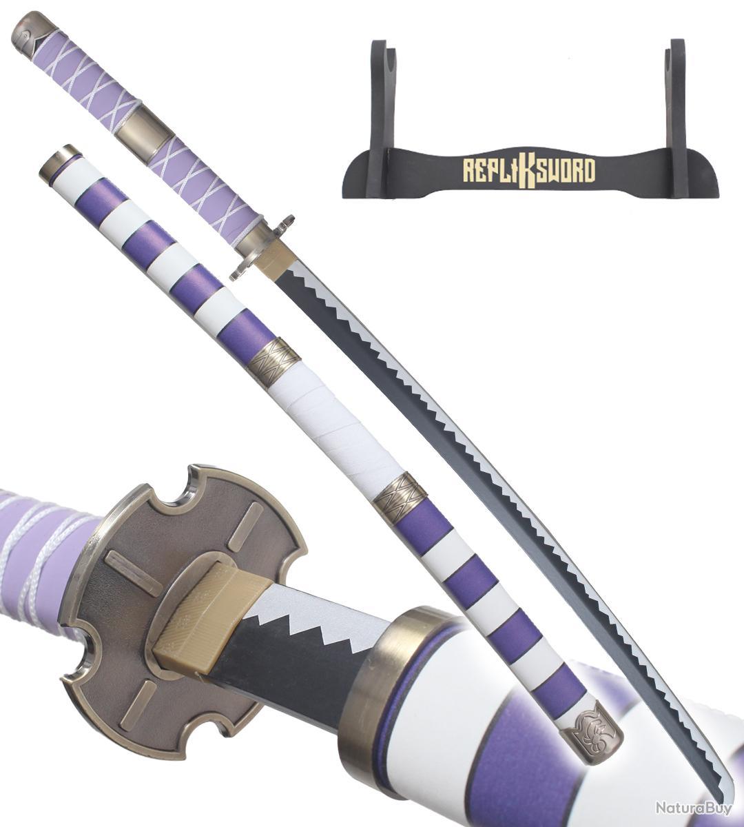 One Piece Sabre Luffy Katana Epee Nidai Kitetsu Sabre Replique Bois ...