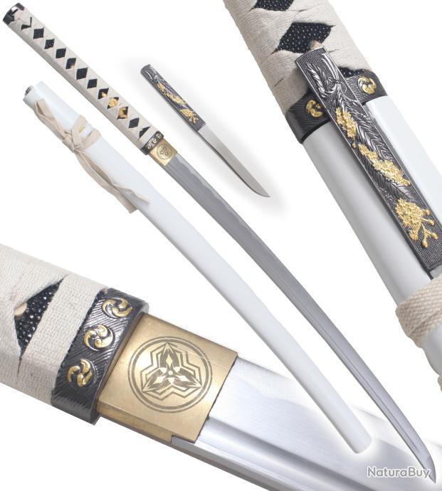 Danzan Shirasaya Forgé Edition White Sabre Tranchant Epee - Maru 1045 ...