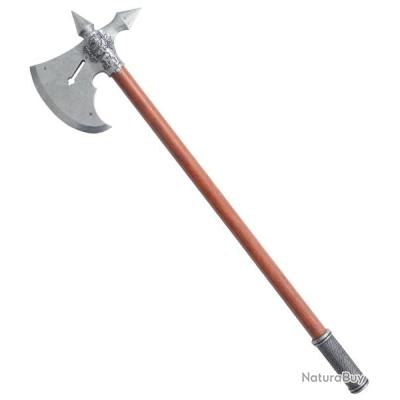 Hache Medievale Chevalier Argent Repliksword - Armes blanches du monde ...