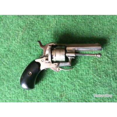 Rare revolver ELG "New English Pattern" calibre 7 mm à broche ...