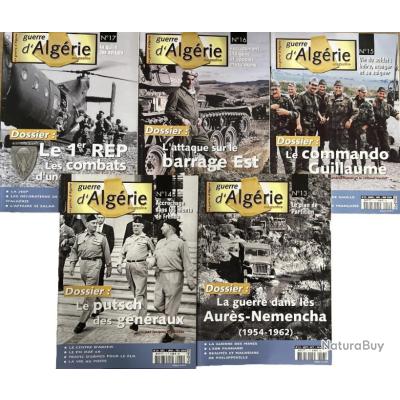 Lot de 5 Magazines La Guerre d'Algérie No 13, 14, 15, 16 & 17 - Revues ...