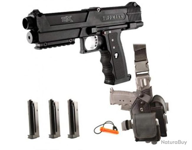 Pack Deluxe TIPPMANN TiPX-TPX V2.0 Noir- 14878 - Lanceurs Paintball ...