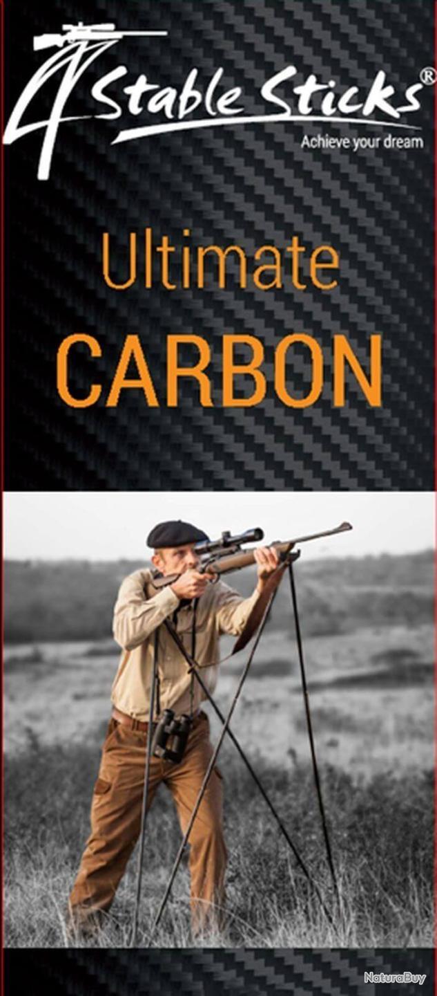 CANNE DE TIR 4 STABLE STICKS ULTIMATE CARBON, Canne de pirsh Ultimate Carbon - Cannes de pirsch ...