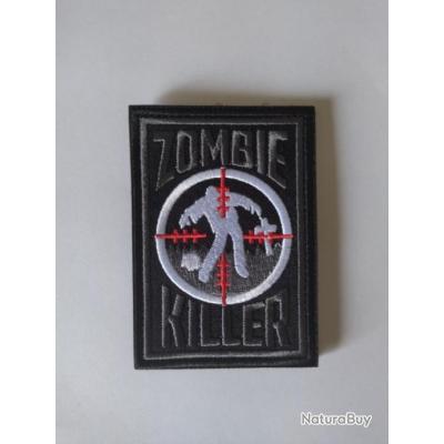Patch Zombie Killer velcro noir - Patchs et écussons tactiques et sécurité (12097459)