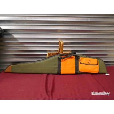 Fourreau vert / orange de 120 cm fermeture zip pour carabine avec ...