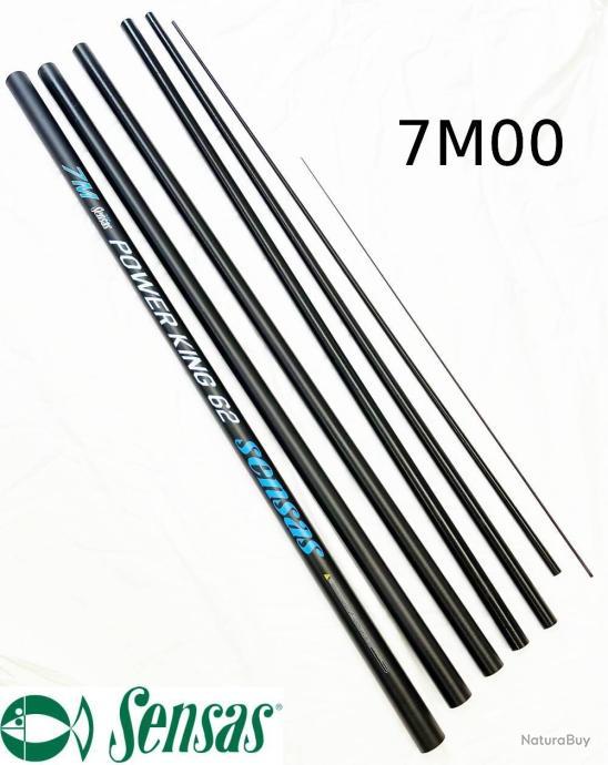 Canne au coup emmanchement classic Sensas Power King 7M00 Canne livrée ...