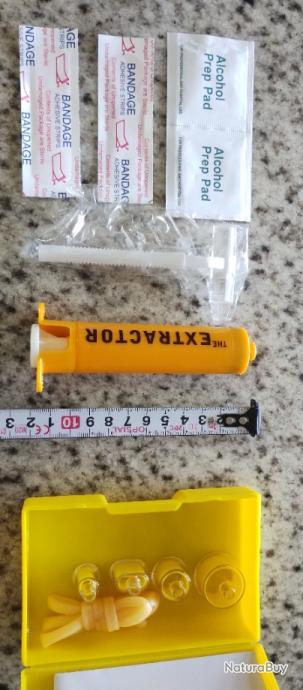 Extracteur de venin (Aspi-venin) kit complet pour vos vacances ...
