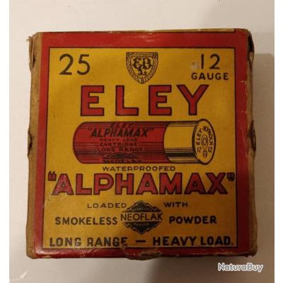 Boîte cal 12 Eley Alphamax - Cartouches lisses (12135346)