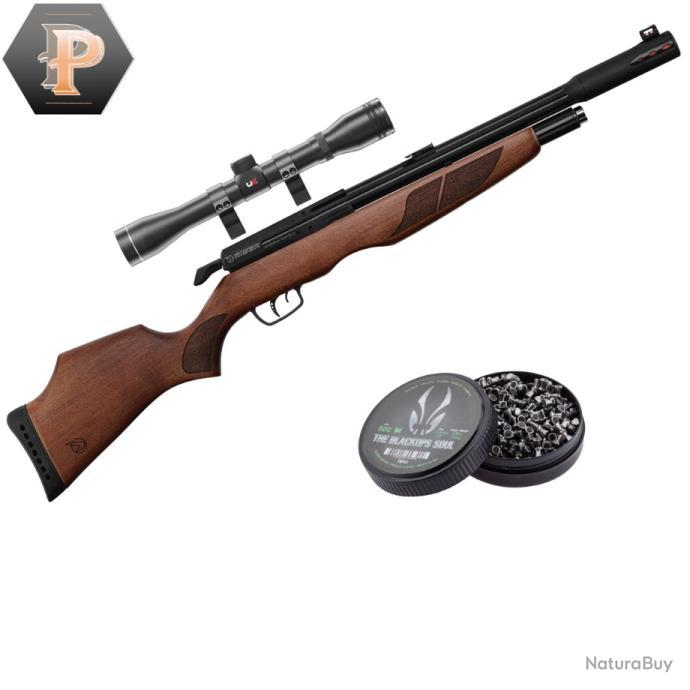 Carabine PCP Gamo RISER Punisher calibre 5,5 mm 40 Joules + plombs ...