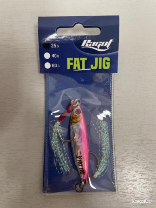 !! LEURRE JIG RAGOT FAT JIG 25gr COL PINK METAL - Jig - Madaï - Inchiku ...