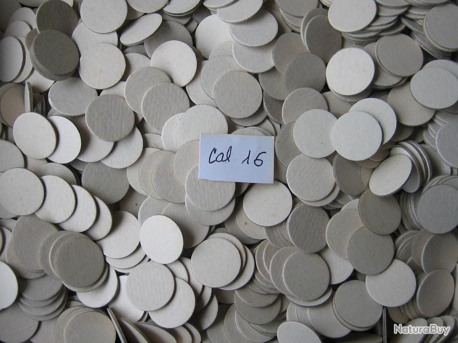 Cartons blancs cal 16 Gévelot - Bourres, cartons, rondelles (13793992)