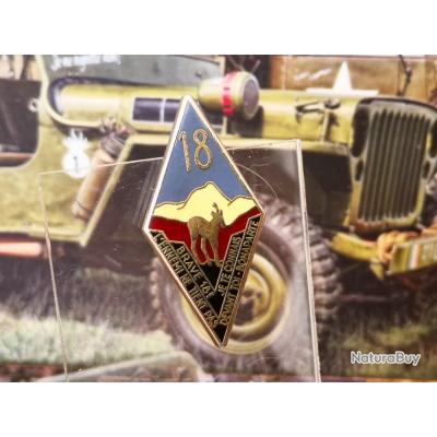 18° Régiment d'infanterie alpine , matriculé - DELSART - Insignes ...