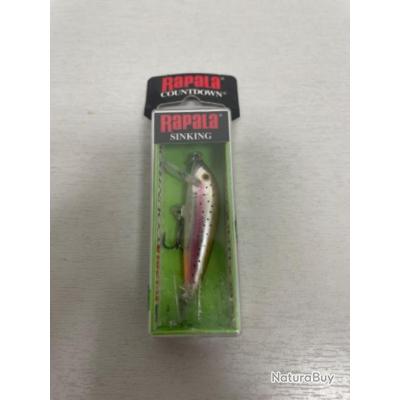 !! LEURRE RAPALA COUNTDOWN CD-5 col SILVER RAINBOW TROUT - Leurres durs Truite (12164049)